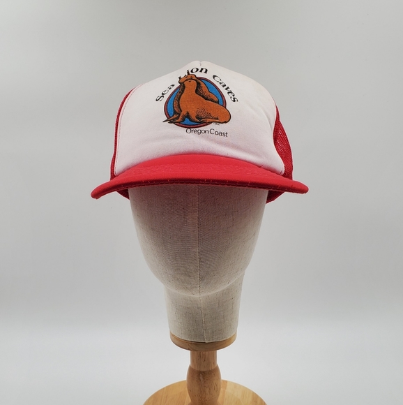 Moja | Accessories | Sea Lion Caves Orgeon Coast Vintage Mesh Snap Back ...